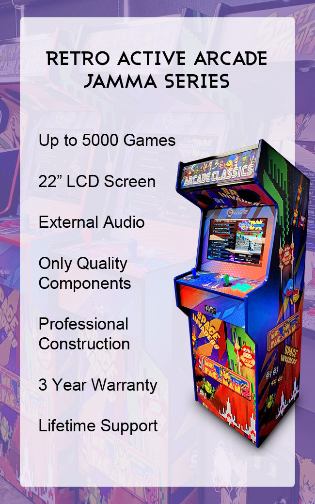 JAMMA Series Arcade Machines – Retro Active Arcade